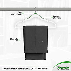 Velvet Hangers 60 Pack White – Heavy Duty Velvet Clothes Hangers - Non Slip Felt Coat and Suit Hangers for Closet - Lightweight Thin Space Saving Ganchos para Colgar Ropa