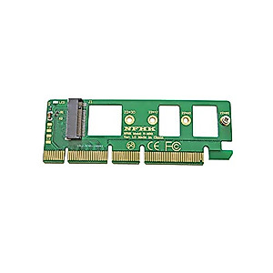 Acxico 1Pcs M.2 NGFF to Desktop PCIe x4 x8 x16 NVMe SATA Dual SSD PCI Express Adapter Card