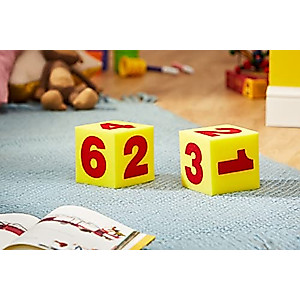 Learning Resources Giant Soft Cubes - Numerals