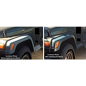 JJI Technologies DuraBlack Automotive Black Trim Rejuvenator - 12 Month No Color Fading - 8oz Bottle