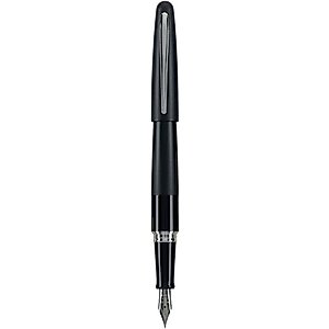 PILOT Metropolitan Collection Fountain Pen, Black Barrel, Classic Design, Fine Nib, Black Ink (91111)