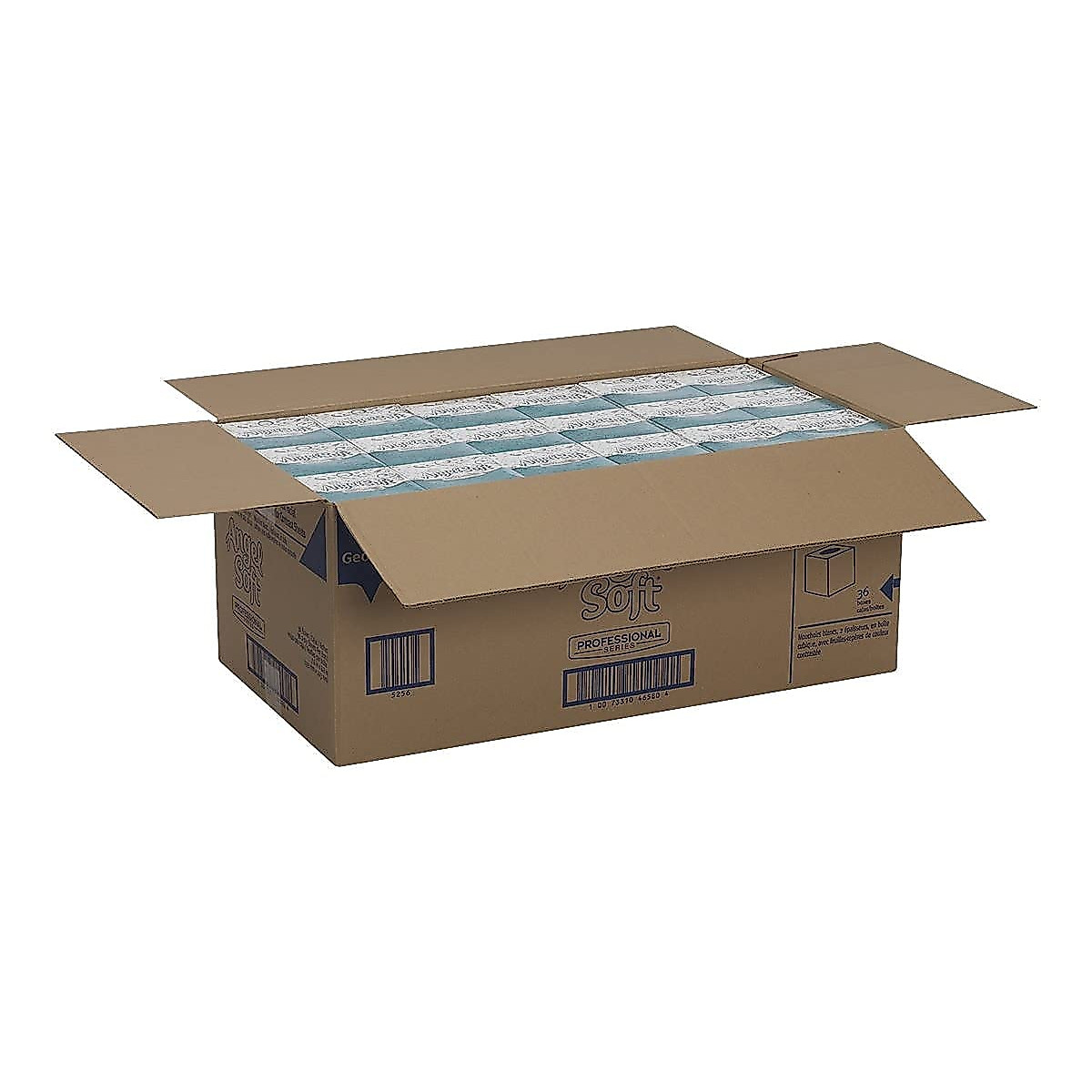 Angel Soft Georgia Pacific 46580CT Premium Facial Tissue in Cube Box, 96 Sheets/Box, 36 Boxes/Carton