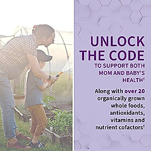 Garden of Life Prenatal Multivitamin for Women with Iron, Folate & Vitamin C and D3 for Neural Development & Probiotics for Immune Support – Vitamin Code – Non-GMO, Gluten-Free, Kosher, 30 Day Supply