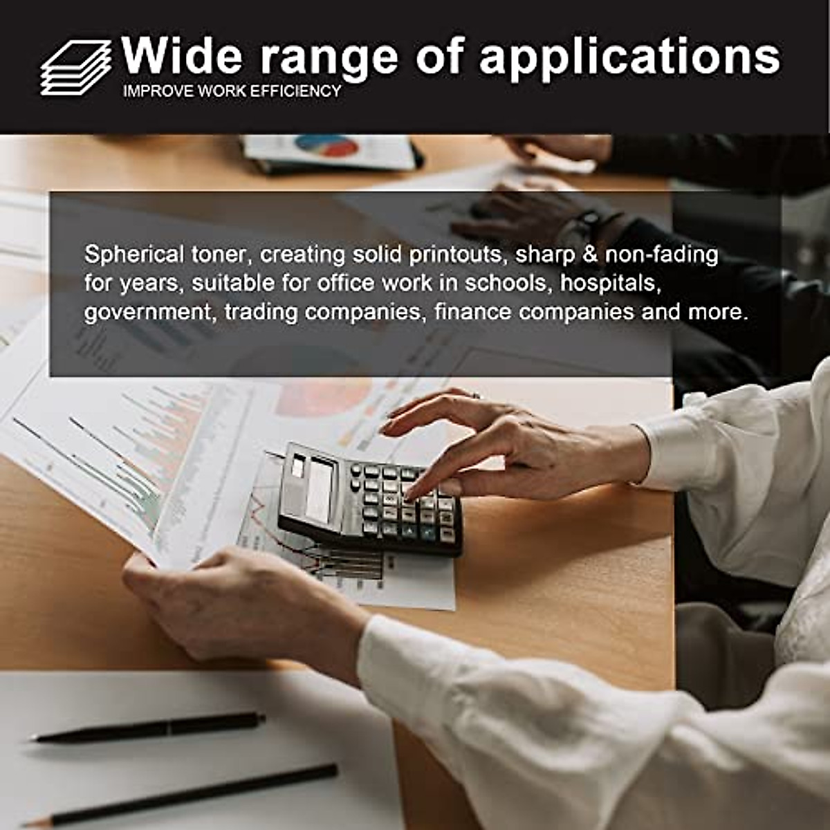 TN433BK TN433 Toner Cartridge (Black, 2-Pack) Compatible TN-433 Replacement for Brother HL-L8260CDW L8360CDW L9310CDW L9310CDWT DCP-L8410CDW MFC-L8690CDW L9570CDWT Printers-Sold by HNSMGS