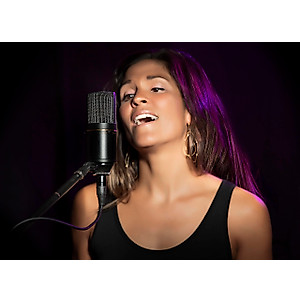 MXL 770 Condenser Microphone for Podcasting, Singing, Home Studio Recording, Gaming & Streaming | XLR | Large Diaphragm | Cardiod (Black)