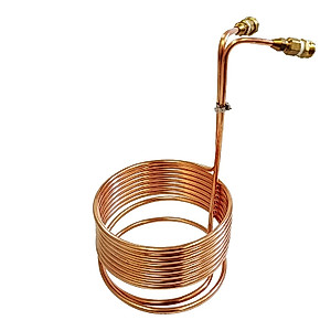 NY Brew Supply Copper Wort Chiller, Medium