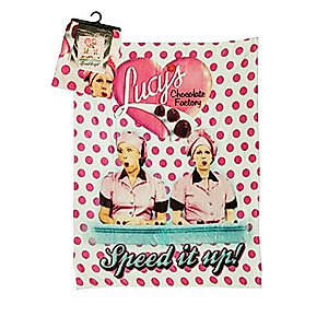 Midsouth Products I Love Lucy Throw Blanket - Chocolate Factory