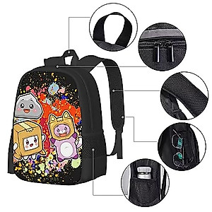 Cartoon Backpack Cute Cartoon Backpack Cute Foxy Backpack Lightweight Travel Laptop Backpack Cartoon Game Fan Gift