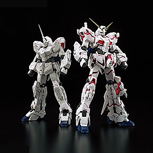Bandai Hobby RG 1/144 Unicorn Gundam UC Model Kit Figure, Multi-Colored, 8" (BAN216741)