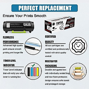 RIOMAN TNP34 Toner Cartridge Compatible with Chip Replacement for Konica Minolta High Yield Compatible for Konica Minolta Bizhub 4700P Toner Printers