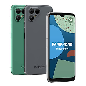 Fairphone 4 Dual-SIM 128GB ROM + 6GB RAM (GSM Only | No CDMA) Factory Unlocked 5G Smartphone (Grey) - International Version