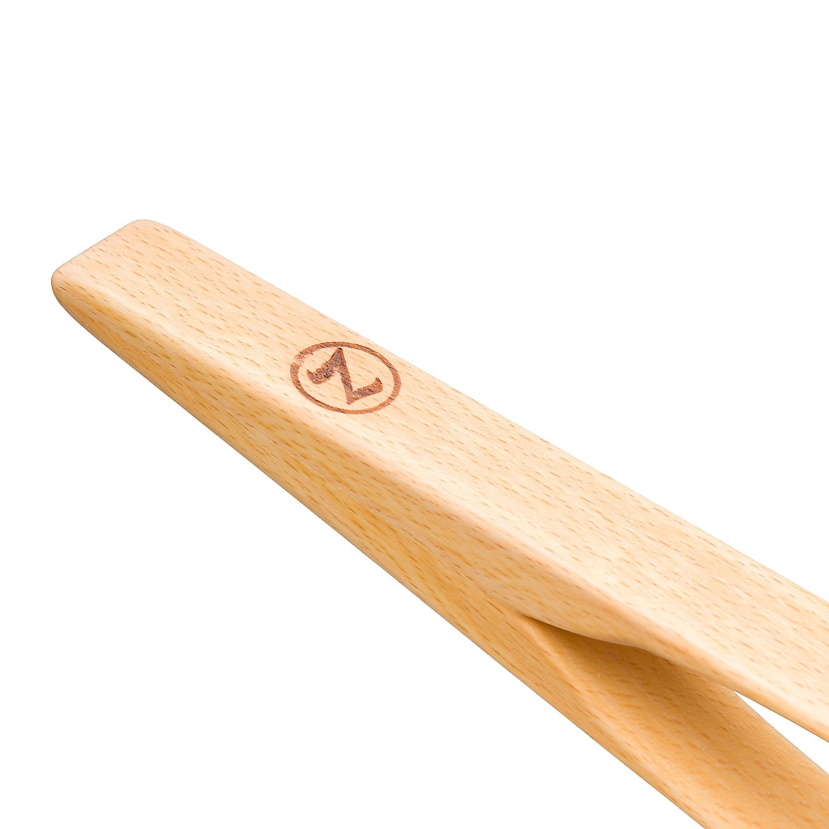 Redecker Oiled Beechwood Grill Tongs, 100% Handmade BBQ Tongs with Ergonomic Grip, Heat-safe, 18-inches, Made in Germany