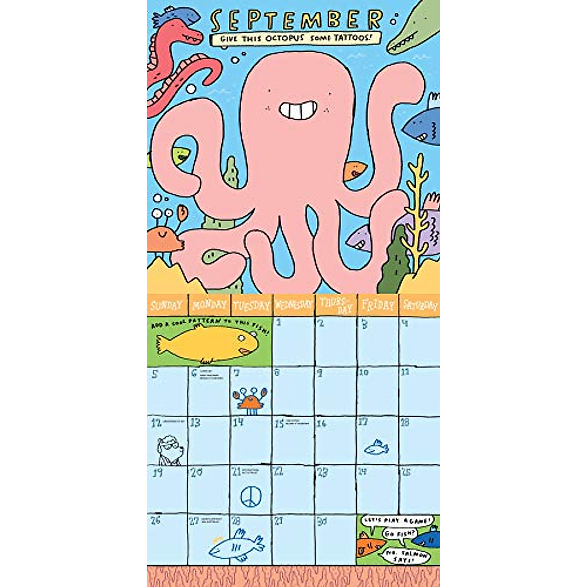 Kid's Awesome Activity Wall Calendar 2021