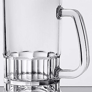 G.E.T. Shatter-Resistant Plastic Beer Mug / Stein, 20 Ounce, BPA Free, 00085-1-SAN-CL-EC, Pack of 4