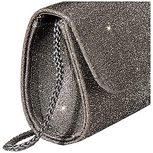 Touch Ups Clutch Handbag, Pewter