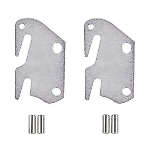 kilofly 2 pc Wooden Bed Frame Bracket Headboard Footboard #10 Hook Plate