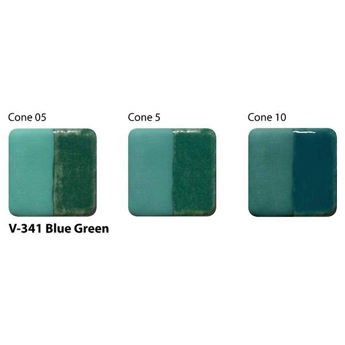 Amaco Velvet Underglaze - 2 Ounce Jar - V-341 Blue Green