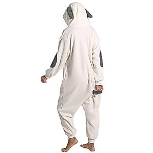 vavalad Adult Dog Onesie Pajamas Cosplay Animal Plush Homewear Sleepwear Costume Women Men