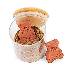 Fox Run Brown Sugar Bear, Set of Two Keeper and Saver, 1 pack