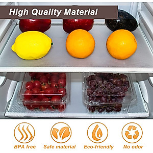 Shelf Liner Kitchen Cabinet Liners，Non-Adhesive Shelf Liner, 17.7 in x16.4 ft EVA, Washable Oil-Proof Non-Slip Cabinet Liner, Refrigerator Liner,Drawer Liner for Kitchen,Storage, Cupboard Liner