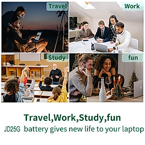 DMKAOLLK XPS 13 9350 9343 JD25G 90V7W Battery for Dell XPS13 XPS 13 9343 9350 P54G JHXPY JHXPY53 5K9CP 05K9CP 090V7W XPS13D-9343-1708 13D-9343-3708 13-9350-D1508G 13-9350-350 13-9350-D1608 13-9350