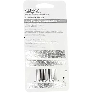 Almay One Coat Nourishing Thickening Mascara, Black 402 .4 fl oz (11.8 ml)