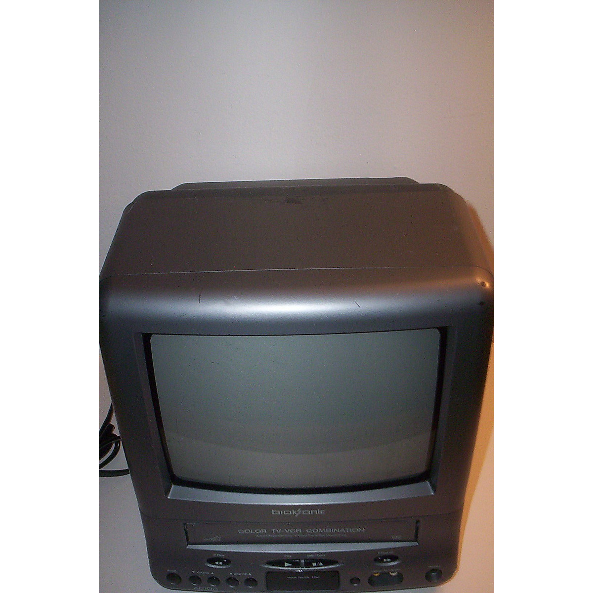Broksonic TV/ VCR 9" Combo Black