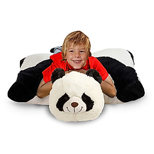 Pillow Pets Jumboz, Panda, 30" Jumbo Folding Plush Pillow