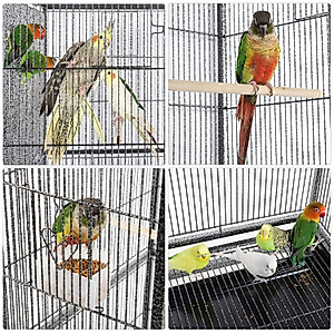 Yaheetech 63'' Detachable Parrot Cage for Cockatiel Sun Parakeet Green Cheek Conure Lovebird Budgie Finch Bird Cage with Stand