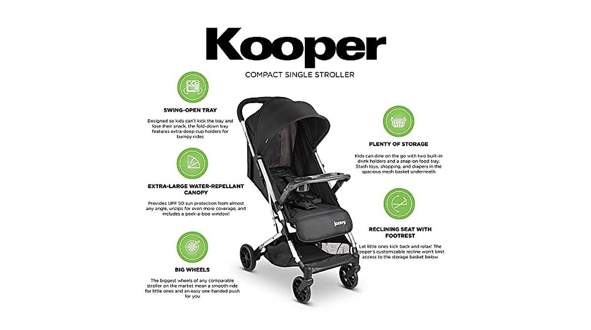 Joovy Kooper Lightweight Stroller - Compact & Versatile
