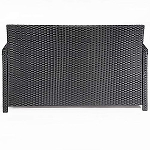 Barton Deck Box w/Thick Seat Cushion Outdoor Patio Storage Bench Shed Cabinet Container Furniture Pools Yard Tools Porch Backyard