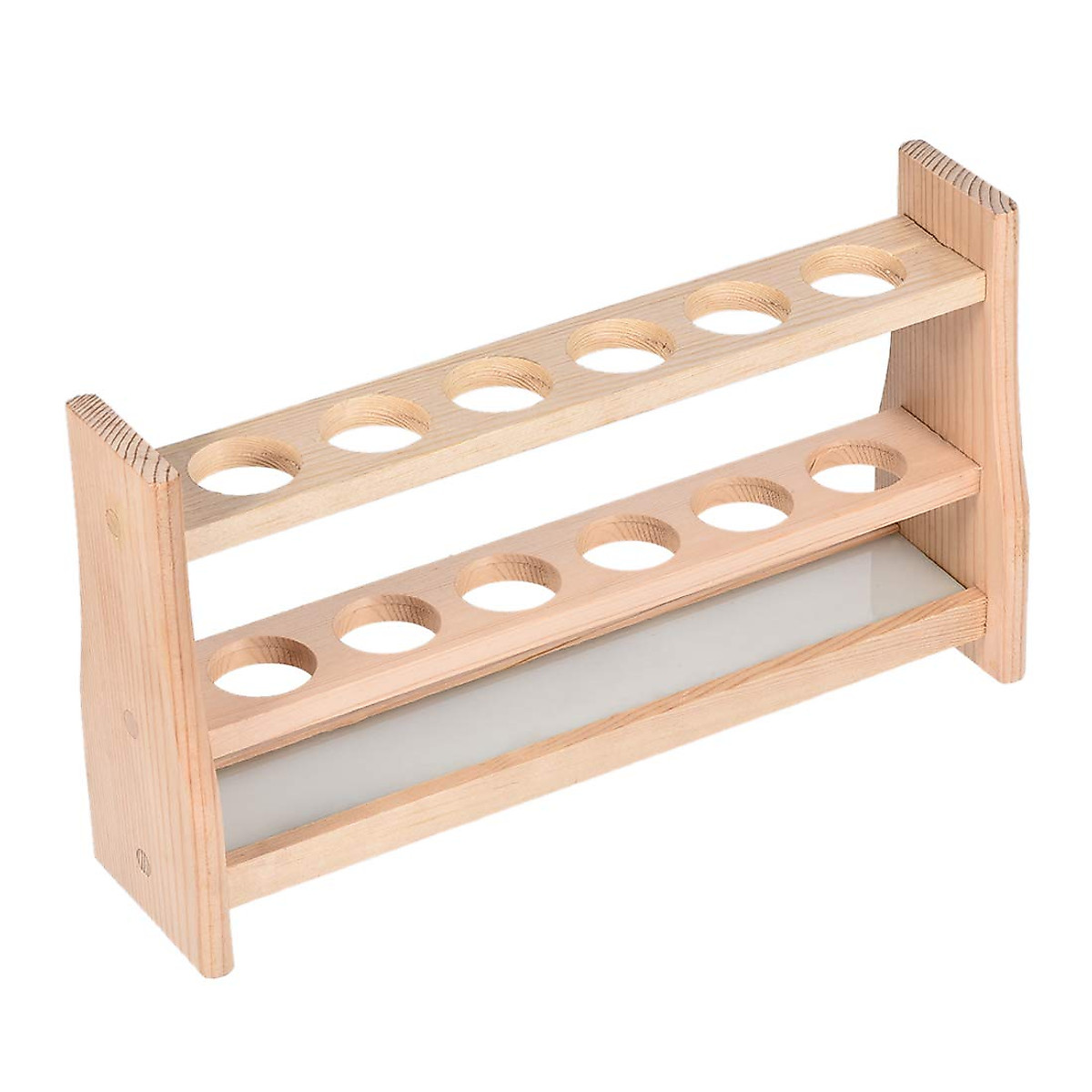 uxcell Wooden Test Tube Holder Rack 6 Wells for 100ml Centrifuge Tubes