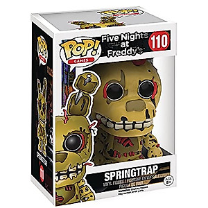 POP Five Nights at Freddy's - Springtrap Funko Pop! Vinyl Figure (Bundled with Compatible Pop Box Protector Case), Multicolored, 3.75 inches