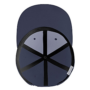 Uc Davis Aggies University Logo Baseball Cap Adjustable Size for Men and Women Firm Duck Flat Brim Cap Navy Blue