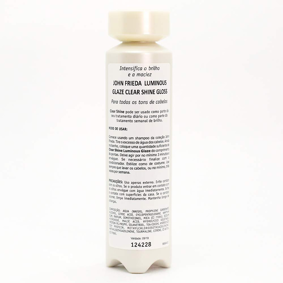 John Frieda Luminous Glaze Clear Shine Gloss, Anti-Fade, Color Enriching Gloss, Safe for Color Treated Hair, 6.5 Ounces