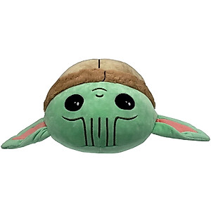 Leong Products Baby Yoda Squish Plush Toy, Grogu Stuffed Animal Kids Plushie, The Child Mandalorian Soft Kawaii Pillow Doll Gift Light Green (Large)