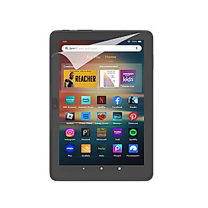 All-New, NuPro Clear Screen Protector (2 Pack), for Fire HD 8 tablet & Fire HD 8 Plus tablet (2022 Release)