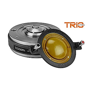 PRV AUDIO Compression Driver D2200Ph - 2 Inch Exit Phenolic Compression Driver for High Vocals - Pro Car Audio Systems