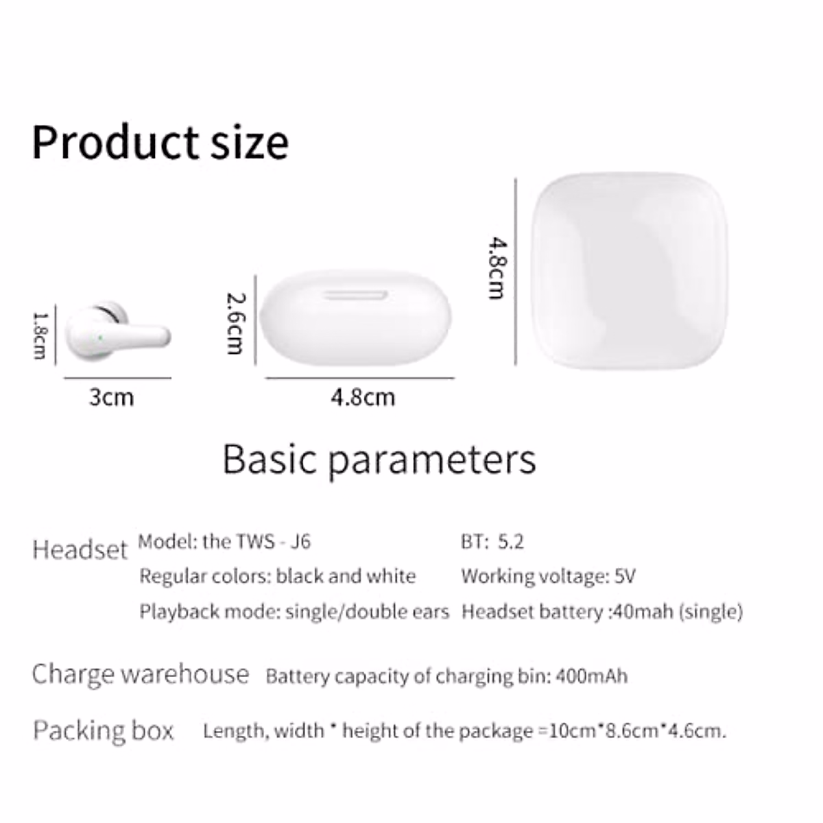 Wireless Earbuds by SGNICS, for T-Mobile REVVL V Touch Control with Charging Case IPX5 Sweat-Proof TWS Stereo Earphones Hi-Fi Deep Bass Noise Cancellation Outdoor Indoor Sport - White