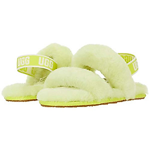 UGG boys T Oh Yeah Slipper, Sulfur, 11 Little Kid US