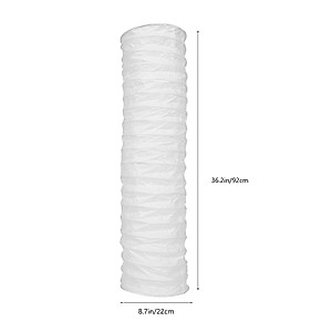 Totority Paper Floor Lamp Shades Japanese Style Standing Lampshade White for Living Room Floor Lamp Shade