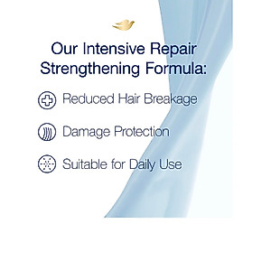 XALEZ Dove Nutritive Solutions Strengthening Shampoo Intensive Repair, 12 oz (2 PACK) TM Gift Box