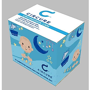 Circure Circumcision Bandage Lubricated with White Petroleum Jelly for Newborns, Wounds, Diaper Rash, for Baby boy, Wound Care