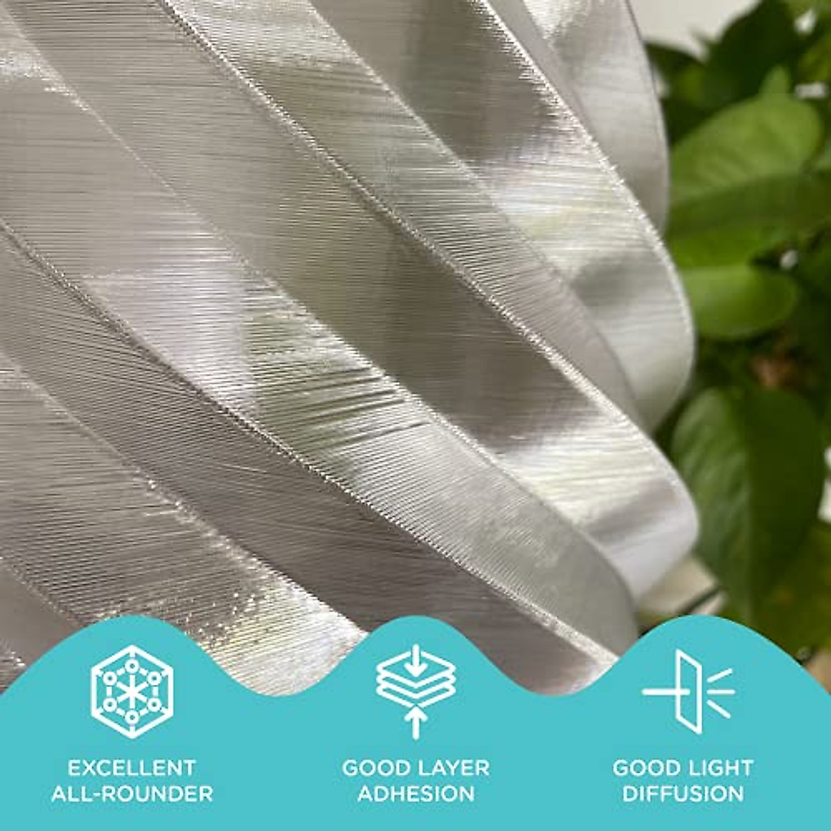 2.85mm(3mm) PETG Filament 2.85mm, 1kg Strong PETG Clear Filament - Polymaker PolyLite PETG 2.85mm Transparent 3D Printer Filament, Print with 2.85mm Openning 3D Printers Only