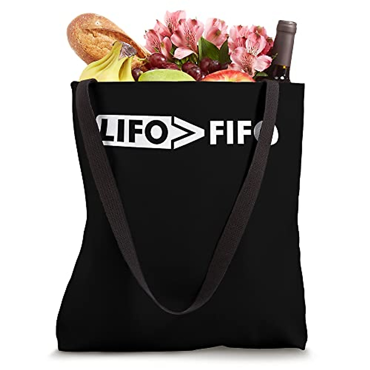 LIFO > FIFO Accountant Controller CPA Bookkeeper Funny Cute Tote Bag