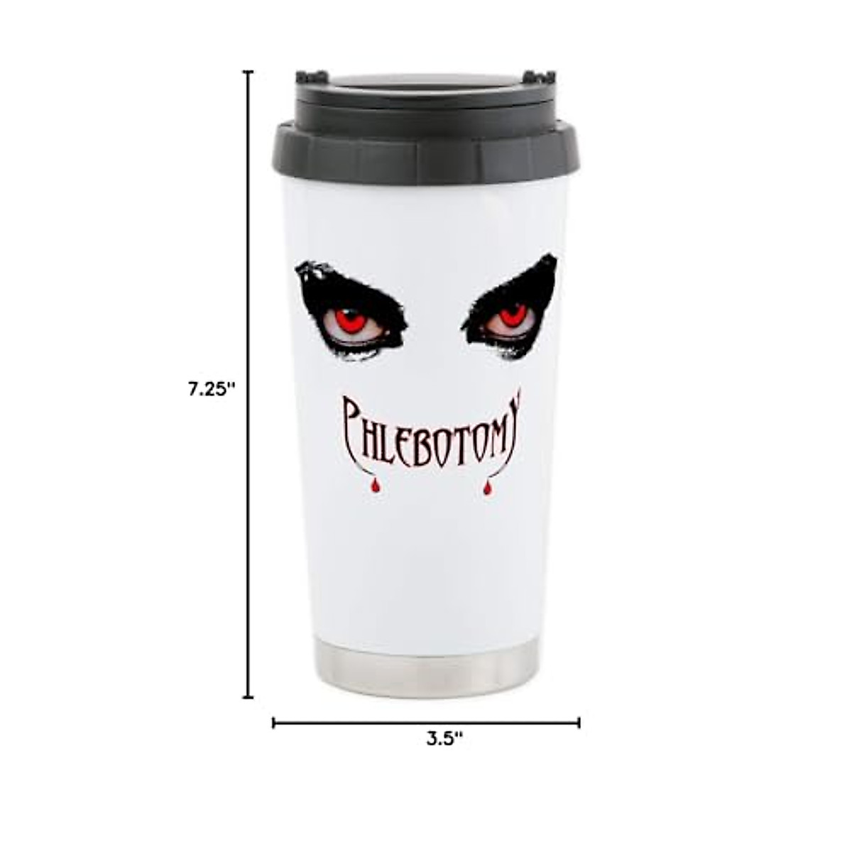 CafePress Phlebotomy Stainless Steel Travel Mug 20 oz. Insulated Stainless Steel Coffee Tumbler