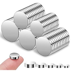 60Pcs Small Magnets,5 Different Size Round Magnets,Neodymium Magnets,Mini Strong Magnet,Rare Earth Magnets for Crafts,Multi-Use Circle Round Magnets for Refrigerator Office Whiteboard School