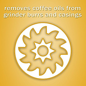 Urnex Grindz Professional Coffee Grinder Cleaning Tablets, 3 Single Use Packets