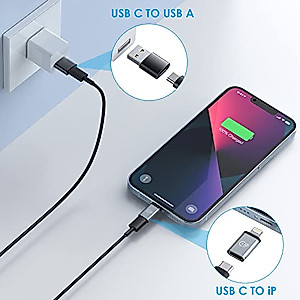 XGWYANT USB to USB C,Type C Female to USB Male,Type C Male to Type C Female,Micro USB,Compatible Mode,IP,Laptop, PC, Power Bank and More Type C Devices（5Pack）