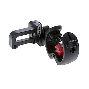 TRUGLO Storm Ultra-Lightweight Quiet Capture-Style Easy-to-Install Archery Black Arrow Rest - Fits Left-Hand & Right-Hand Bows - Great for Target Shooting, 3D & Hunting